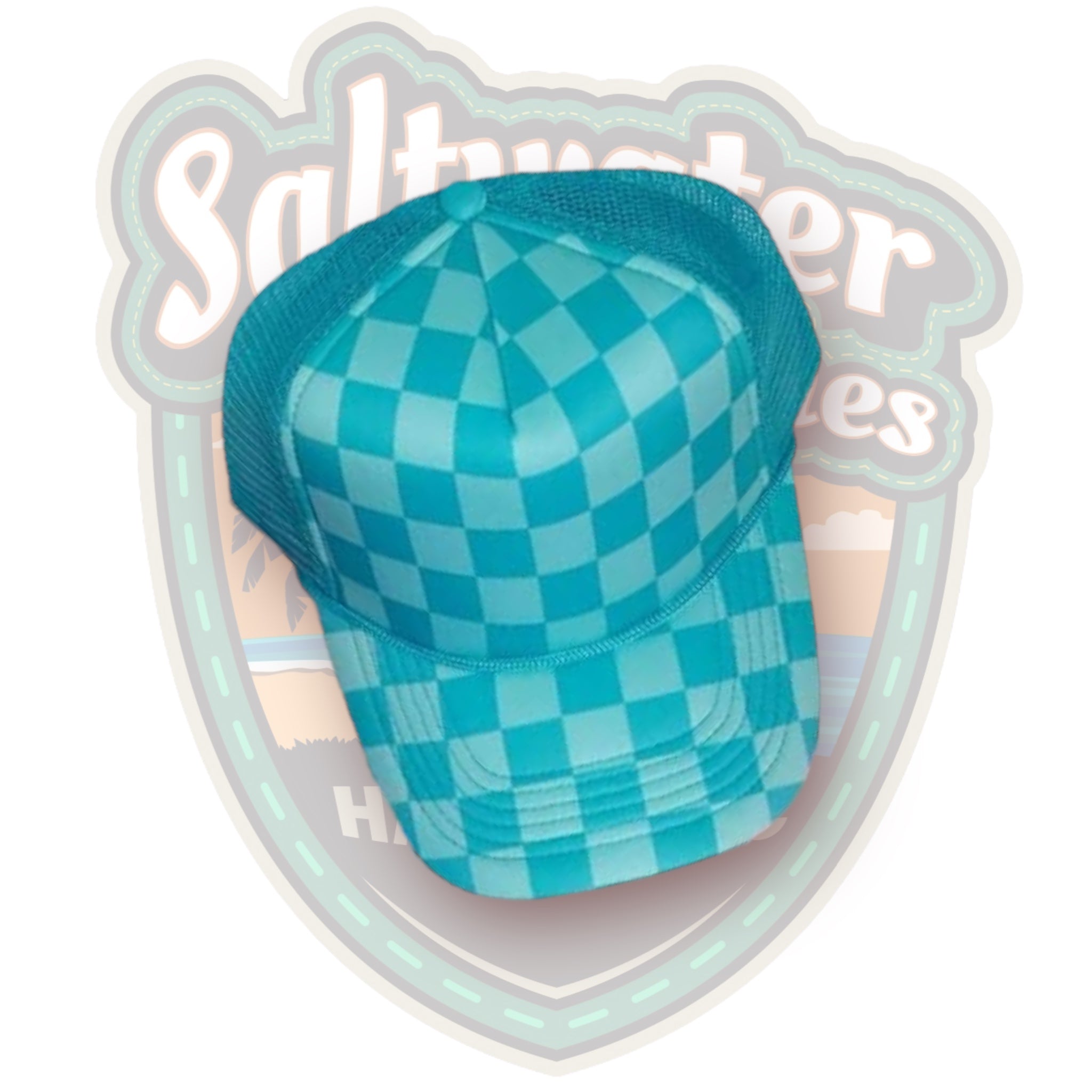 Front Checkered Hats – Saltwater Stitches Hat Company LLC